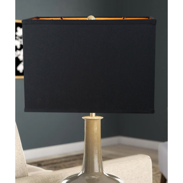 Wrought Studio 9'' H Linen Rectangular Lamp Shade & Reviews | Wayfair